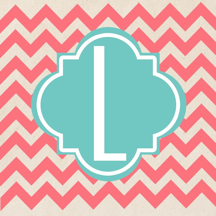 L Monogram Wallpaper