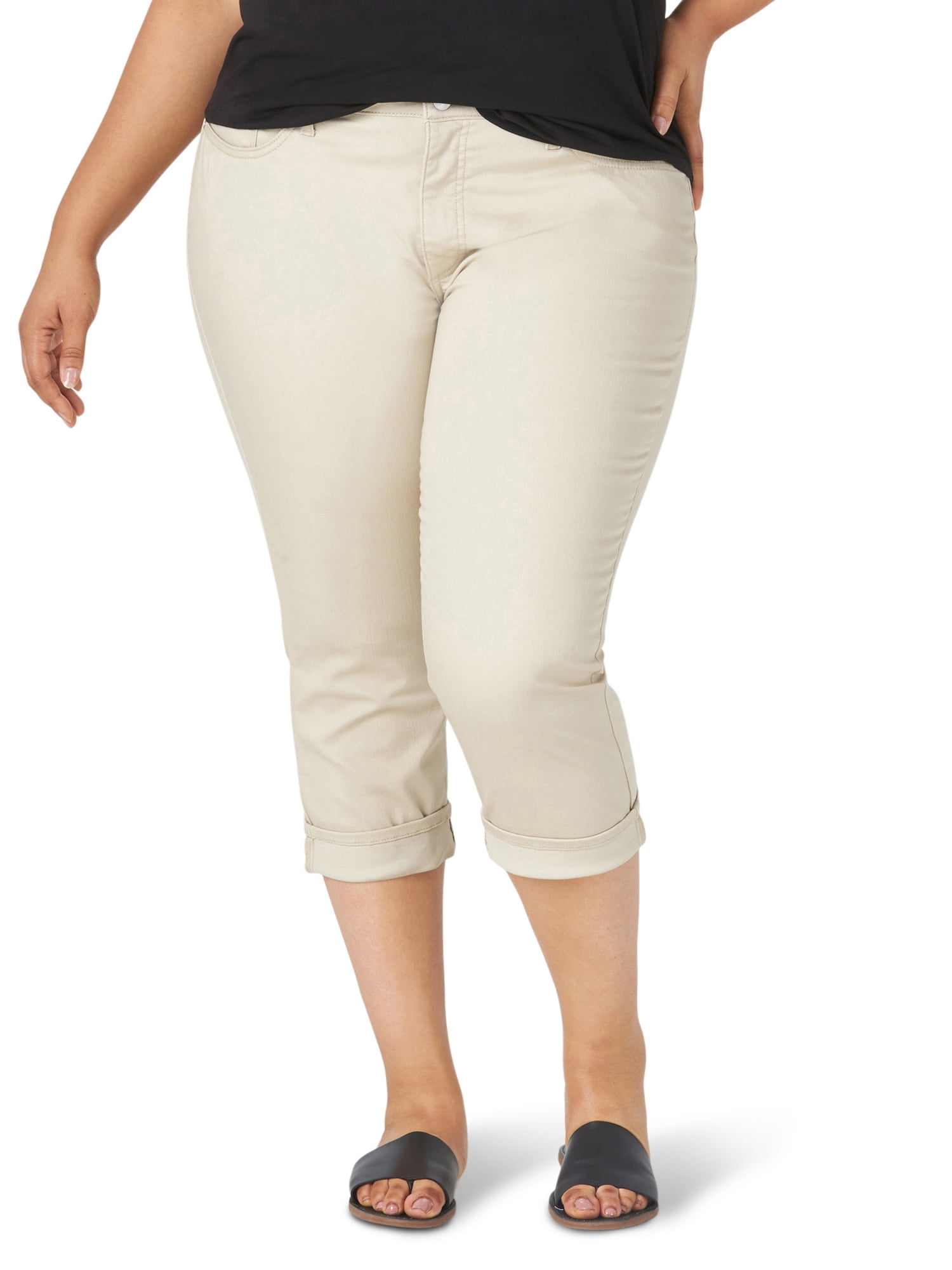 Lee Women's Plus Size Capri - Walmart.com