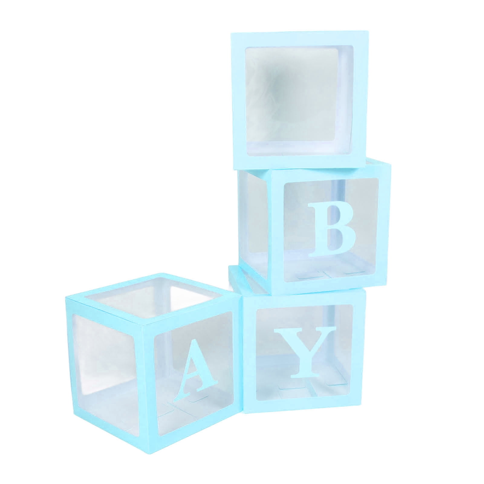 Click here for Estink Baby Boxes With Letters 4 Transparent Ballo... prices