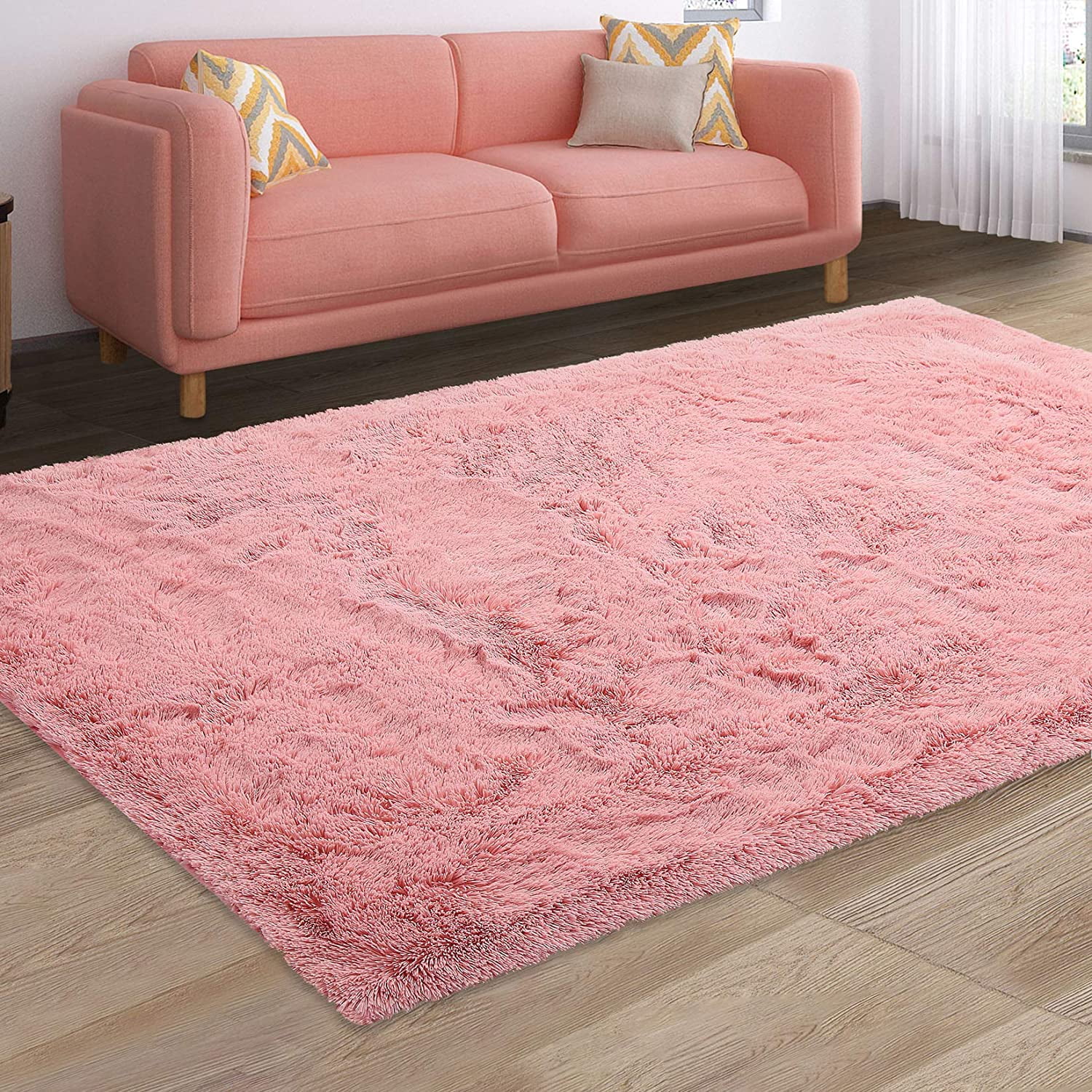 Fluffy Rugs for Living Room,Luxury Soft and Thick Fluffy Area Rug ...