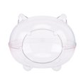 Waroomhouse Hamster Bathroom Pig-shape Transparent Plastic Hamster Mini ...