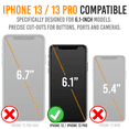 Alpatronix BX13 6000mAh Battery Case for iPhone 13/13 Pro, Wireless ...