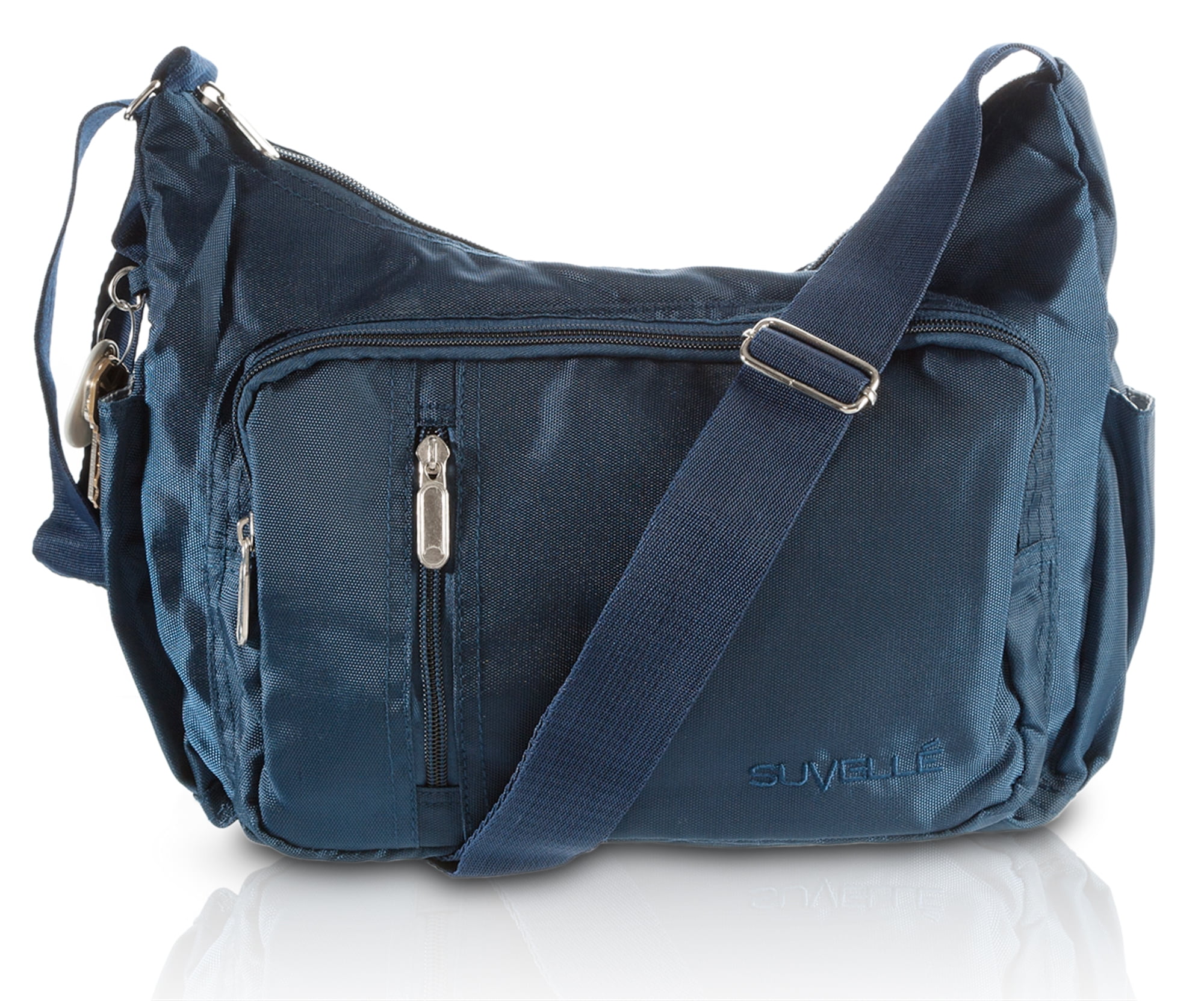 Suvelle Lightweight Slouch Travel Everyday Crossbody Bag Multi Pocket ...