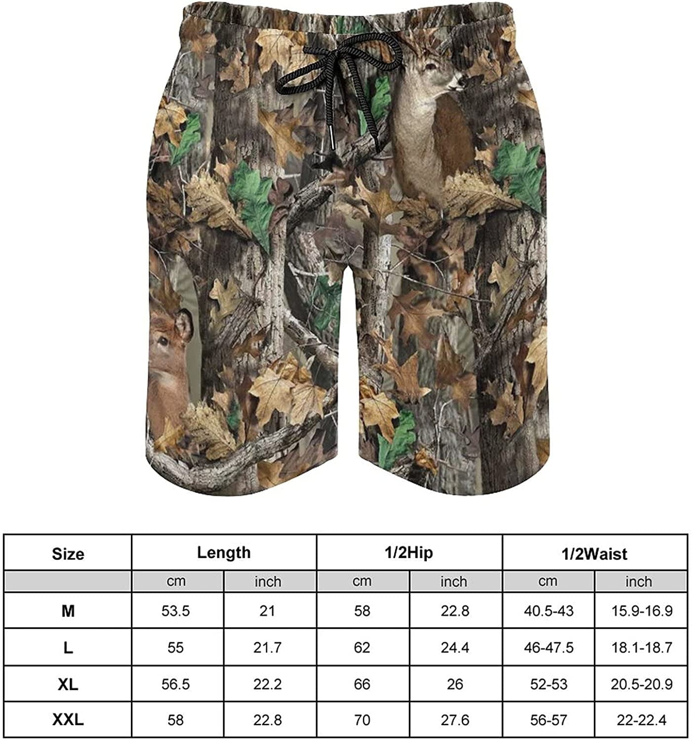 Realtree Camo Swim Trunks