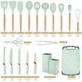 ACMETOP 19 Pieces Kitchen Utensils Set-11 Silicone Cooking Utensils Set ...