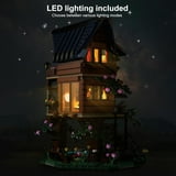 NAYIHOOP Tree House Building Sets 4 Seasons in 1 Treehouse with LED for ...