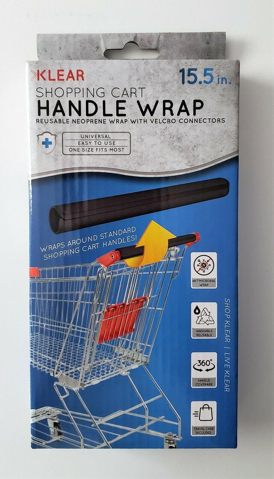 Shopping Cart Handle Wrap Guard Cover 15.5 Inches with Dust Bag ...