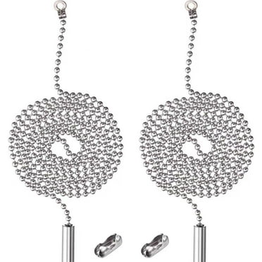 Vannise Stainless Steel Pull Chain, Rustproof, Black, 120 Inch, 3.2mm ...