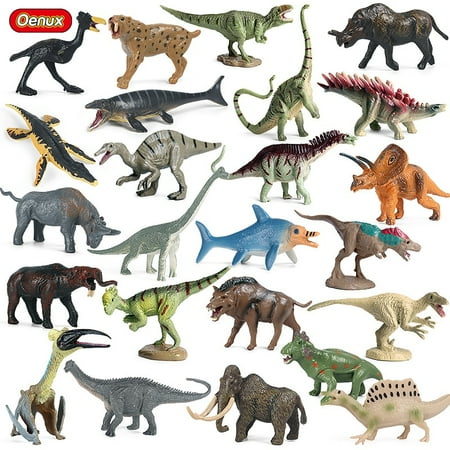 Mini Prehistory Dinosaur Mosasaur Pterodactyl Wild Animals Mammoth ...