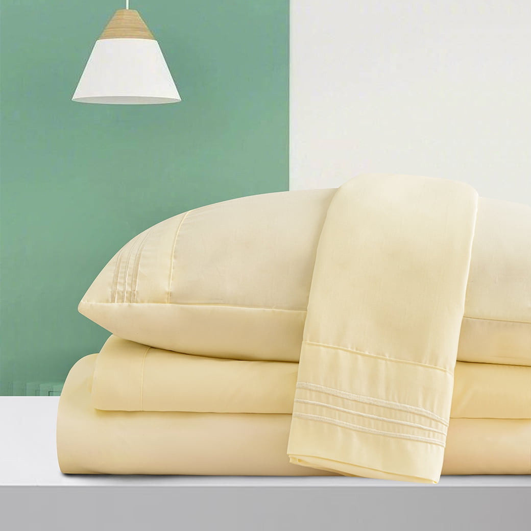 Dream Sleep Rayon Made from Bamboo Bed Sheets Set-Ultra Soft Sheets ...