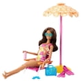 Barbie Summer Vacation Doll and Kayak Playset, Brunette Doll in Floral ...