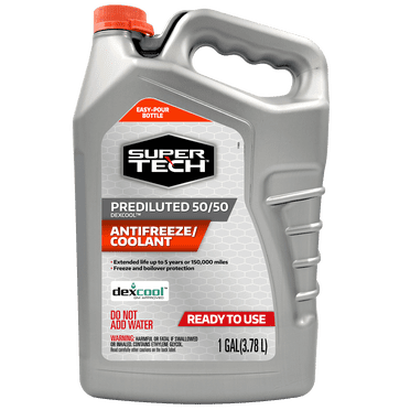 Super Tech Prediluted 50/50 Heavy-Duty Extended Life Antifreeze/Coolant ...