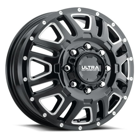 17" Black With Natural Accents Hunter Dually 003 Wheel by Ultra Wheel ...