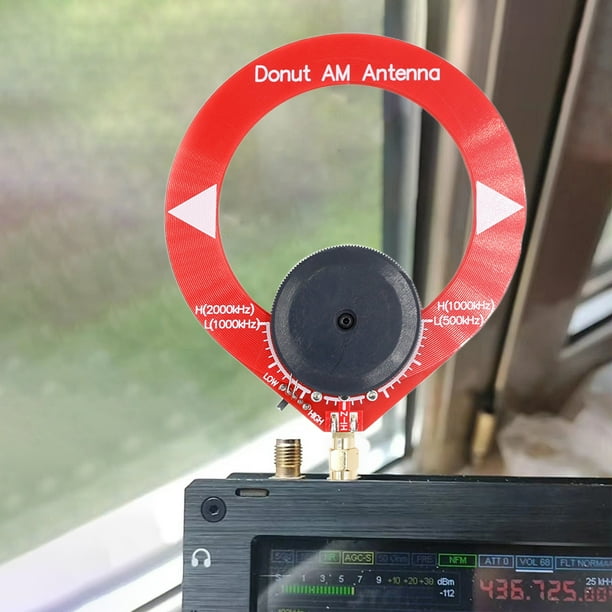 Mini antena circular 4MHz-24MHz 500kHz-2000kHz Antena portátil MW SW ...