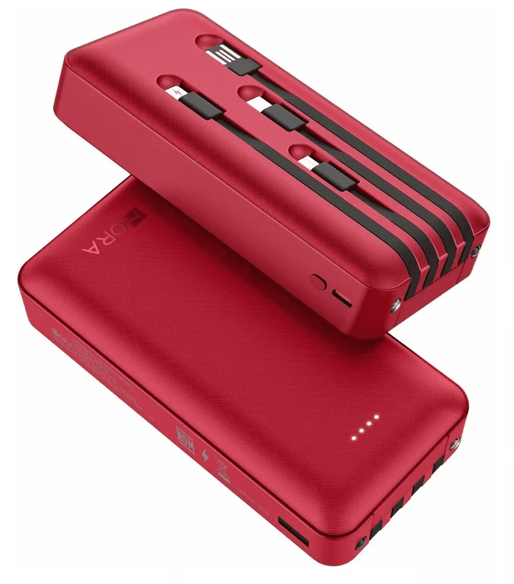 Batería Portatil Power Bank 20000mAh BLOOSOM 1Hora con 4 Cables ...