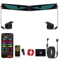 Flexible LED Car Display with Devil's Eye & Logo Animation, Remote ...