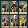 2-in-1 304 Stainless Steel Multifunctional Oil Strainer Pot, Large ...