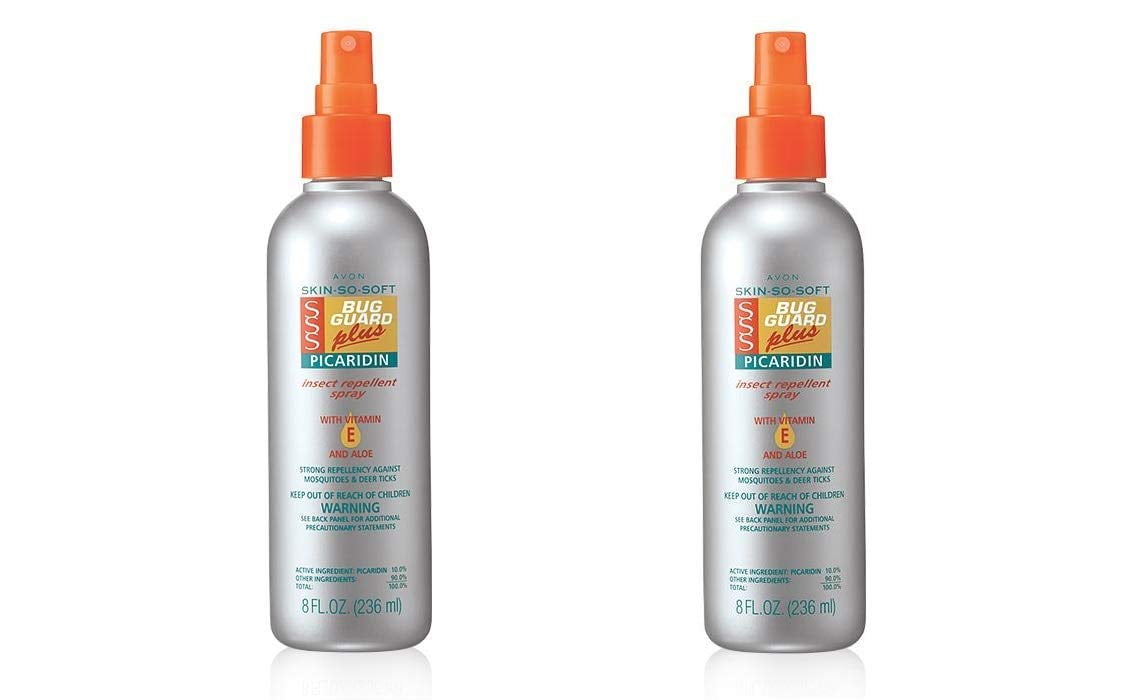 Avon Pack of 2 Skin so Soft Bug Guard Picaridin Pump Spray - 8 Oz ...