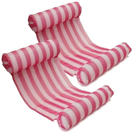 Pool Floats for Adults, Inflatable Hammock Lounge for Vacation, 2 Pack ...