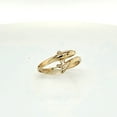 10K Solid Yellow Gold Fish Ring For Women - Walmart.com