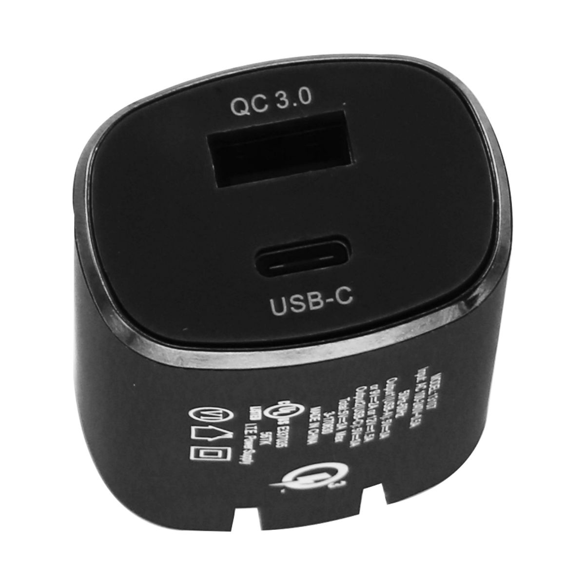 Just Wireless 18-Watt USB-A and USB-C Dual Port Wall Charger/Adapter ...