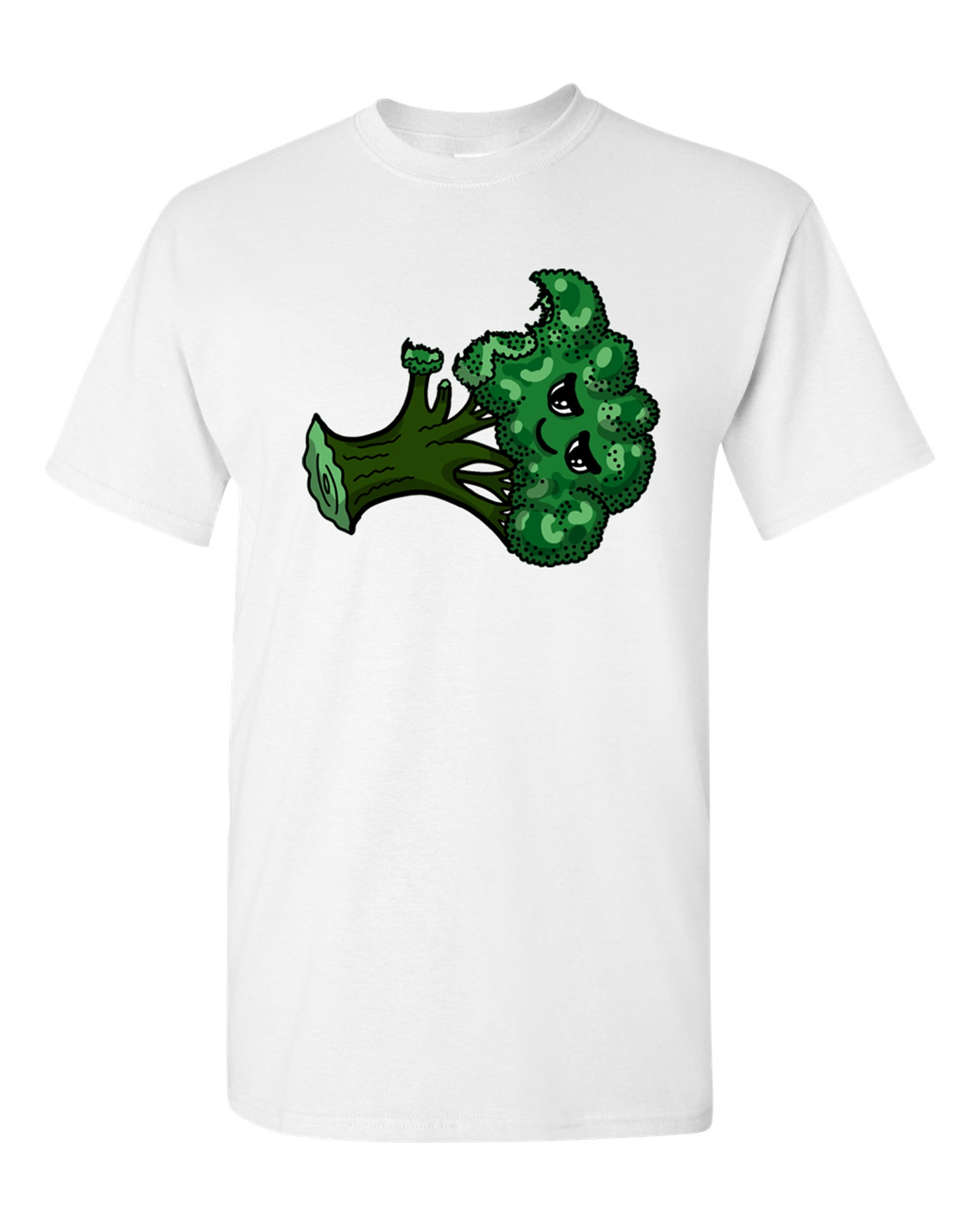 Too Cute To Eat Broccoli Adult DT T-Shirts Tee - Walmart.com