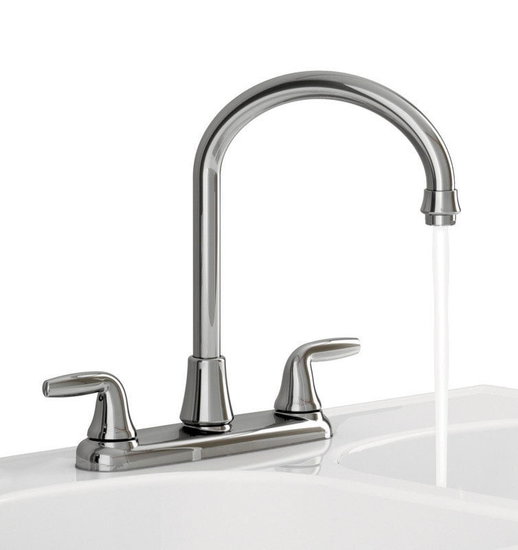 American Standard Jocelyn Two Handle Polished Chrome Kitchen Faucet ...
