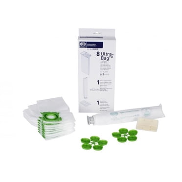 Sebo Sebo HEPA Service Box - 8 Ultra Bags with Caps and HEPA and ...