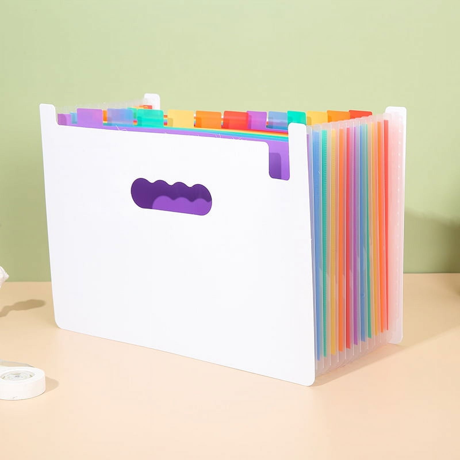 Nvzi Organizador de archivos en forma de acordeón, carpeta de archivos ...