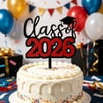 2026 Graduation Cake Topper Reusable Acrylic Congrats Grad Pick Class ...