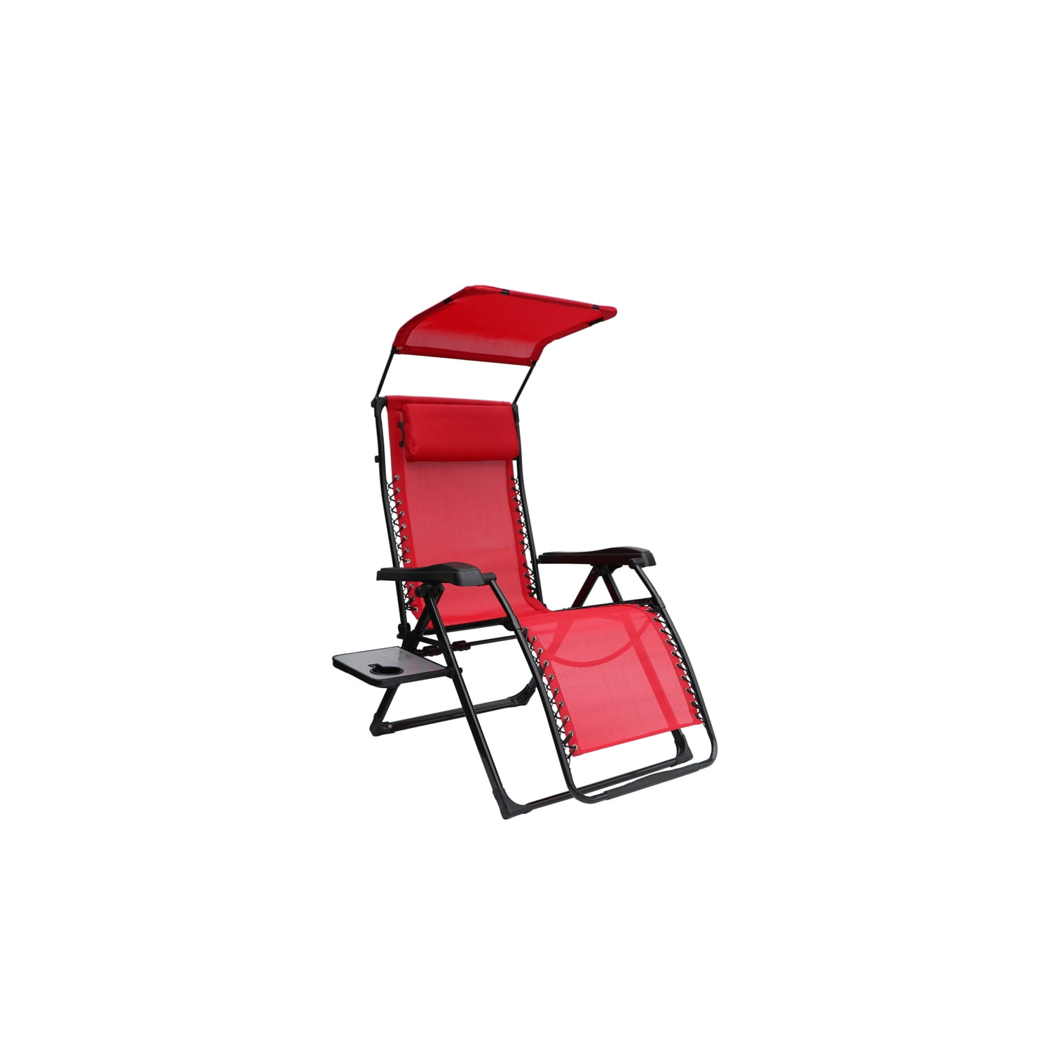 Mainstays extra large zero gravity chair with side table and canopy store