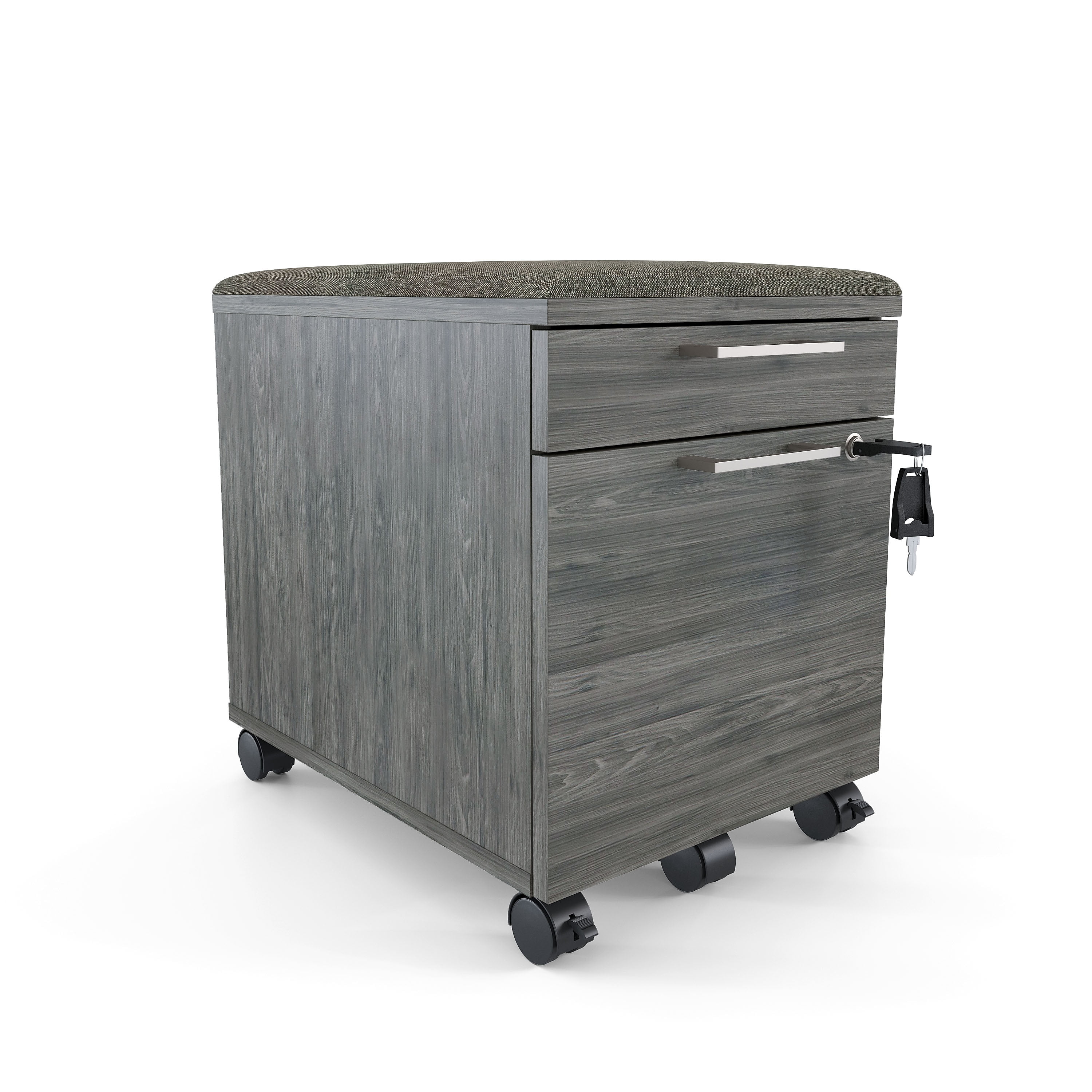 Union & Scale 2-Drawer Ver File Cab, Mobile/Ped, Let/Leg, 21 UN56949 ...
