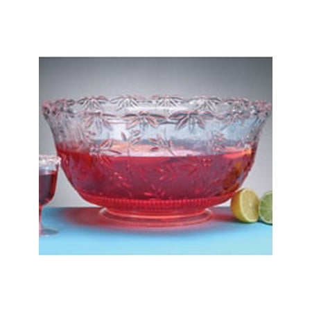 12 qt. Clear Plastic Punch Bowl - Walmart.com