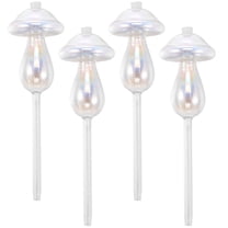 4Pcs Plant Watering Globes Mushroom Style Self Watering Planter Insert ...