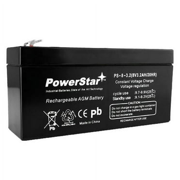 PowerStar 6V 5ah AGM SLA battery replaces Interstate SLA0905 - Walmart.com
