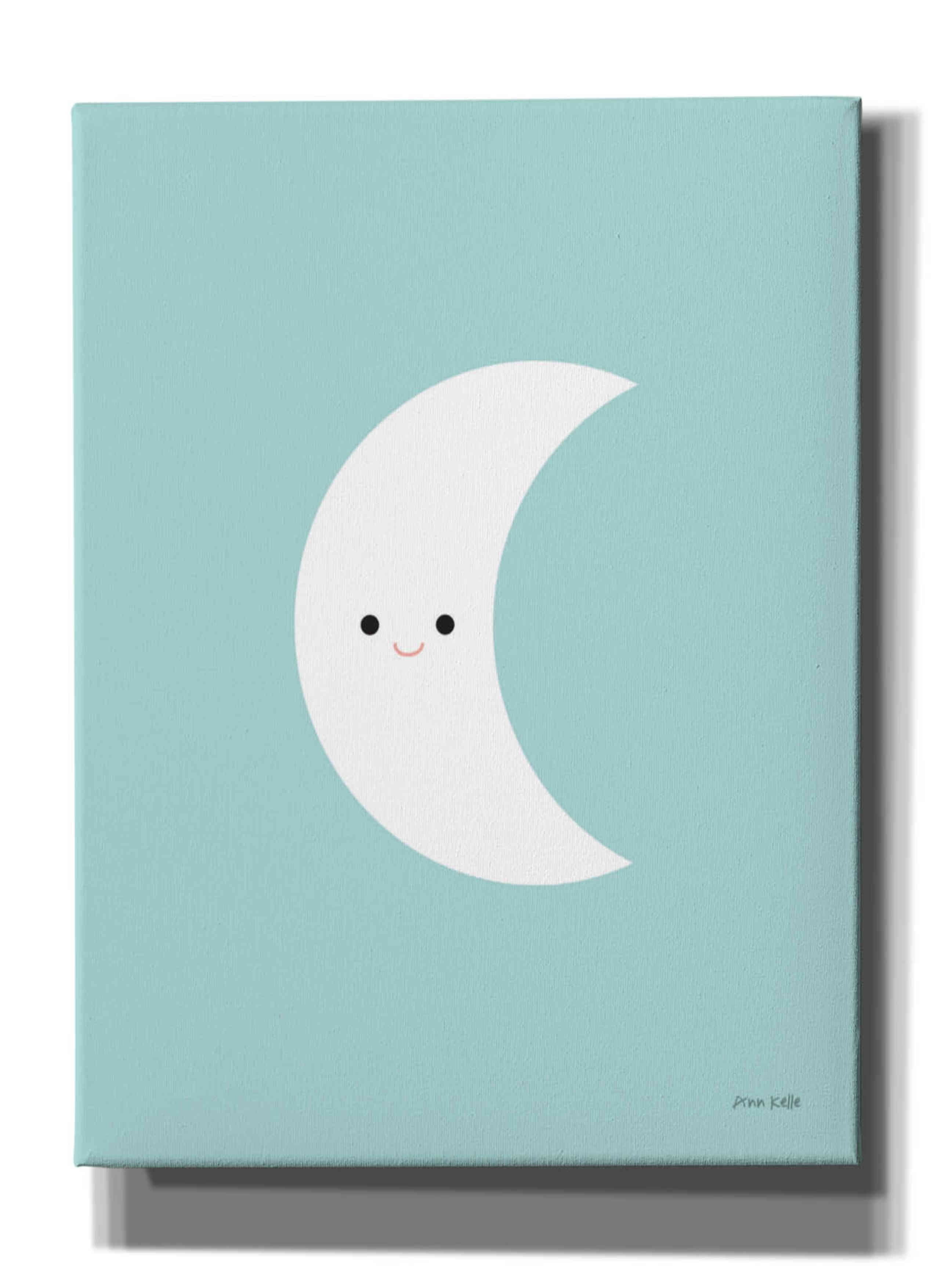 Epic Graffiti 'Moon' by Ann Kelle Designs, Canvas Wall Art, 40"x54 ...