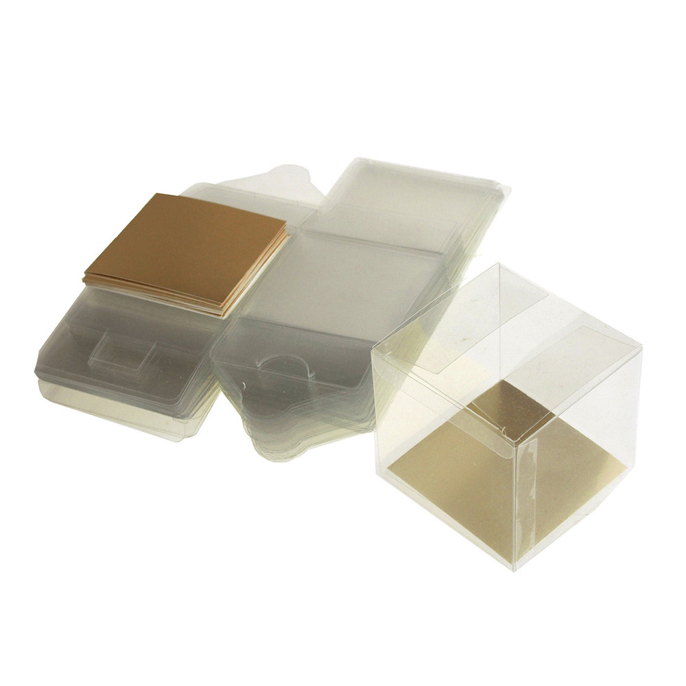 Cube Pvc Gift Boxes, 2-Inch, 24-Piece, Clear - Walmart.com