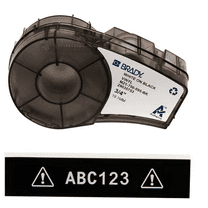 Brady Label Cartridge,1-1/4" W,Black/White M21-1250-427 - Walmart.com