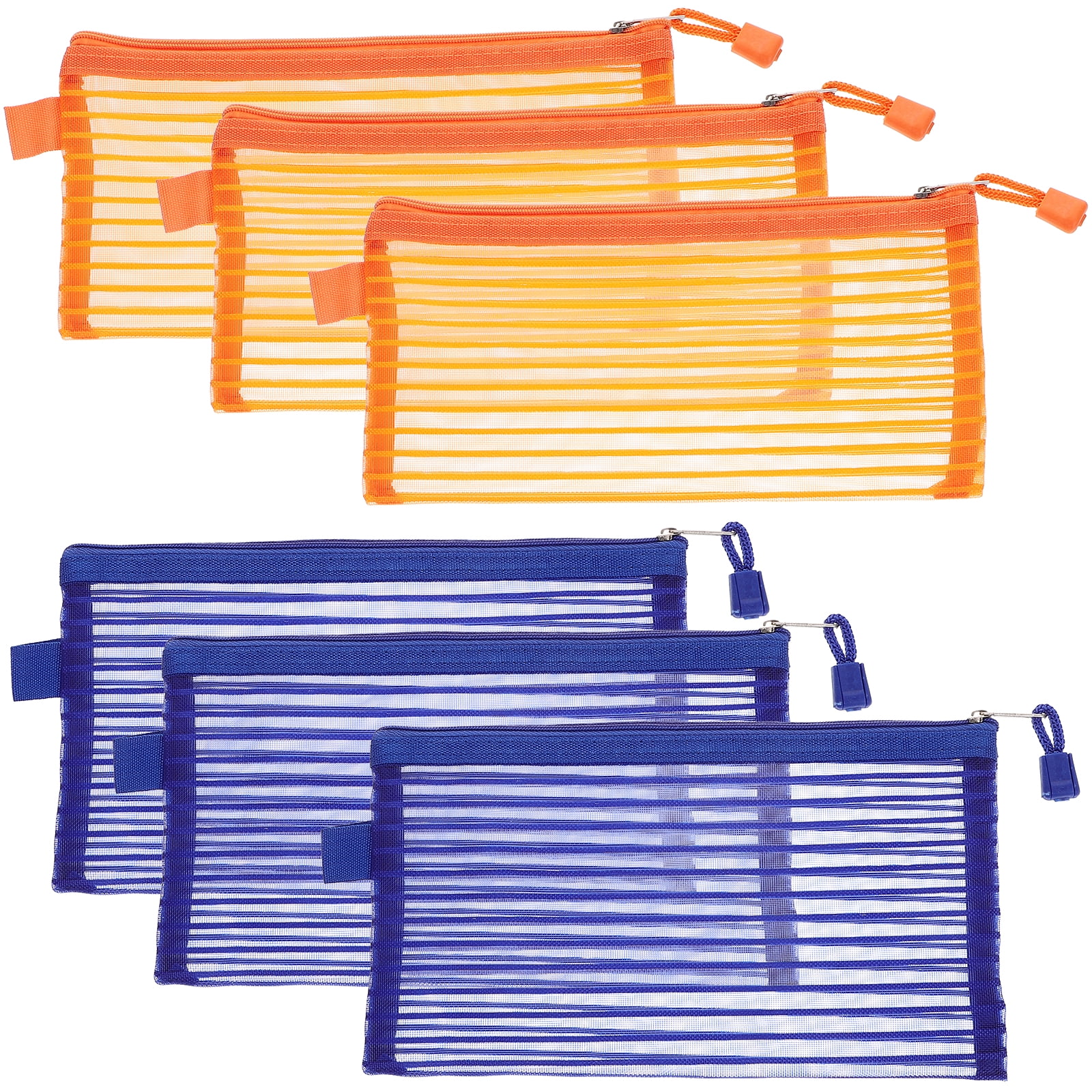 Click here for Cosmobetty 6pcs Zipper File Pouch Visible Zipper P... prices