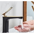 Basin Tap Signle Lever Bathroom Basin Sink Faucet Solid Brass Hot ...