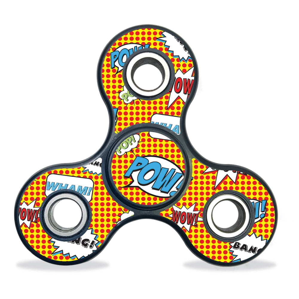 Skin Decal Wrap Compatible With Fidget Spinner Hand Tri Fydget toy ...