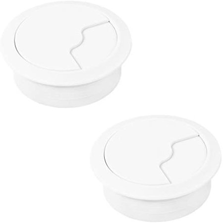 TILIYHELLO Desk and Worktop Cable Passthrough | Panel for USB Cable ...