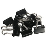 OfficeMate Mini Binder Clips, Black, 144 Count, Durable Compact Clips ...