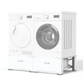 28.4" Washing Machine Pedestal with Drawer and Upper Panel Matalde ...
