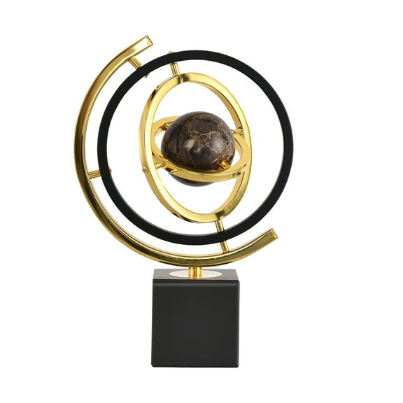 Desktop Rotatable World Globe with Sturdy Metal Base and Classic ...
