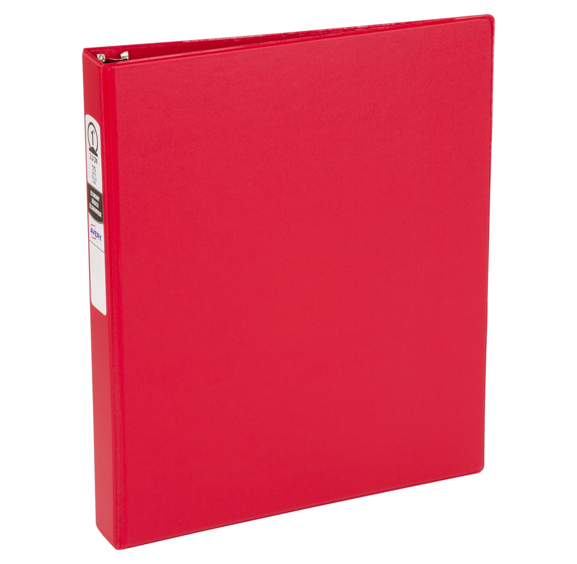 Binder Avery Economy 3 anillos redondos de 1 pulgada, rojos | Bodega ...
