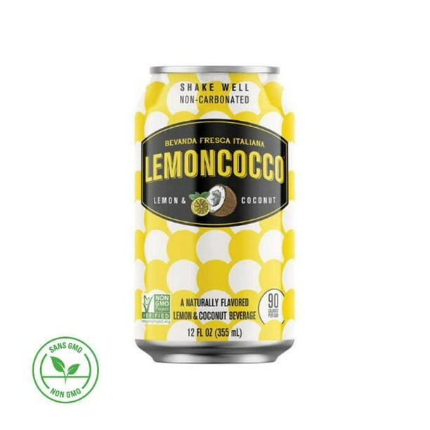 Lemoncocco - Naturally Flavoured Lemon & Coconut Beverage, 355ml ...