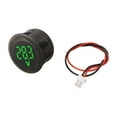 Damifu Dc4 100v Round 2wire Car Voltmeter Led Digital Display Voltage