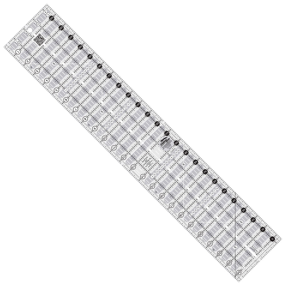 Creative Grids Quick Trim and Circle 4 1/2" x 24 1/2" Ruler XL ...
