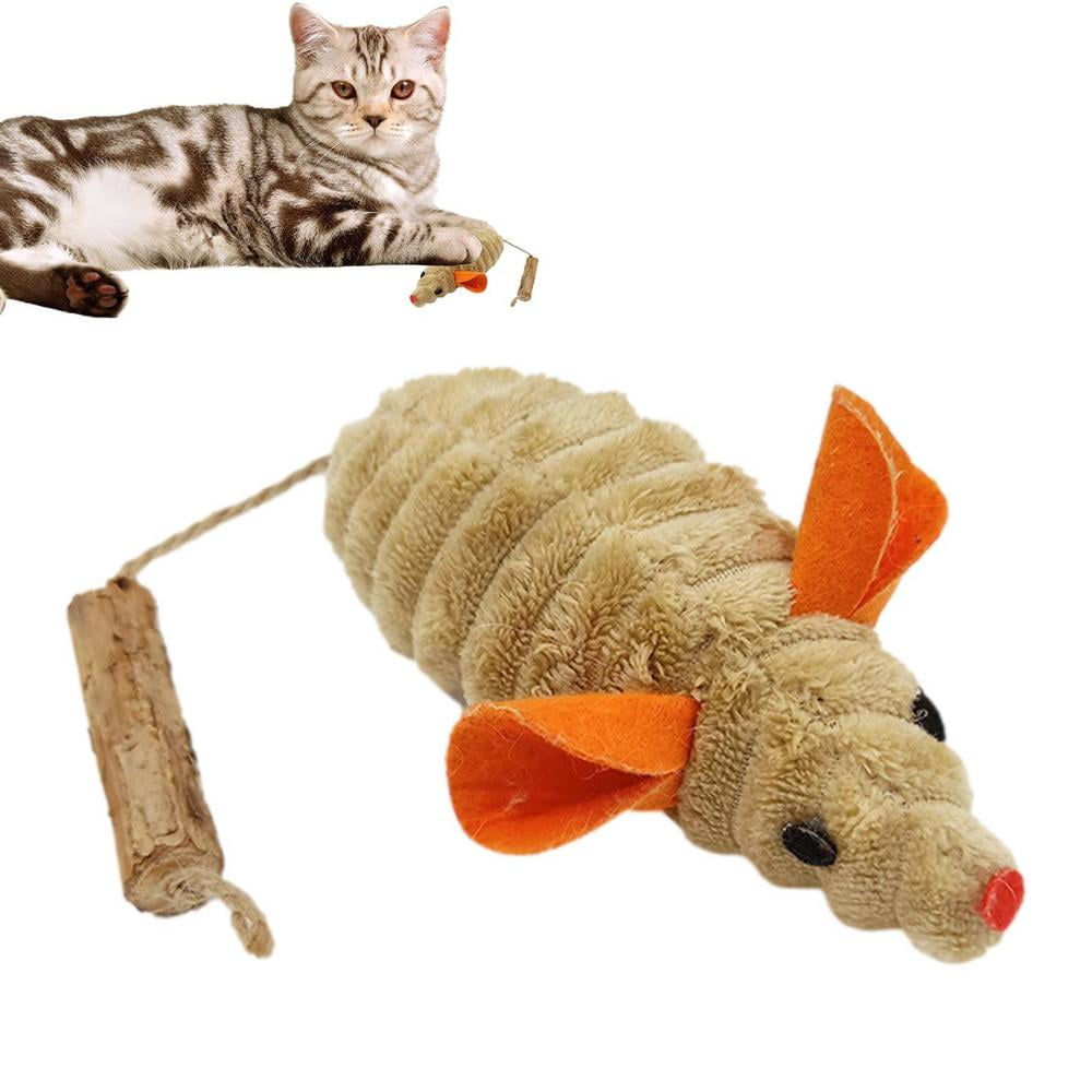 Tohuu Cat Chewing Toy Catnip Filled Simulation Mouse Plush Toys with ...